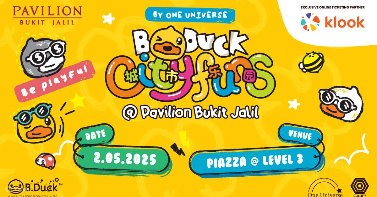 B.DUCK City Funs by ONE UNIVERSE @ PAVILION BUKIT JALIL - Klook Canada